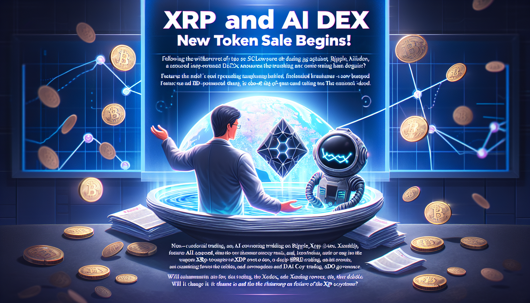 XRPとAI DEX、新トークン販売開始