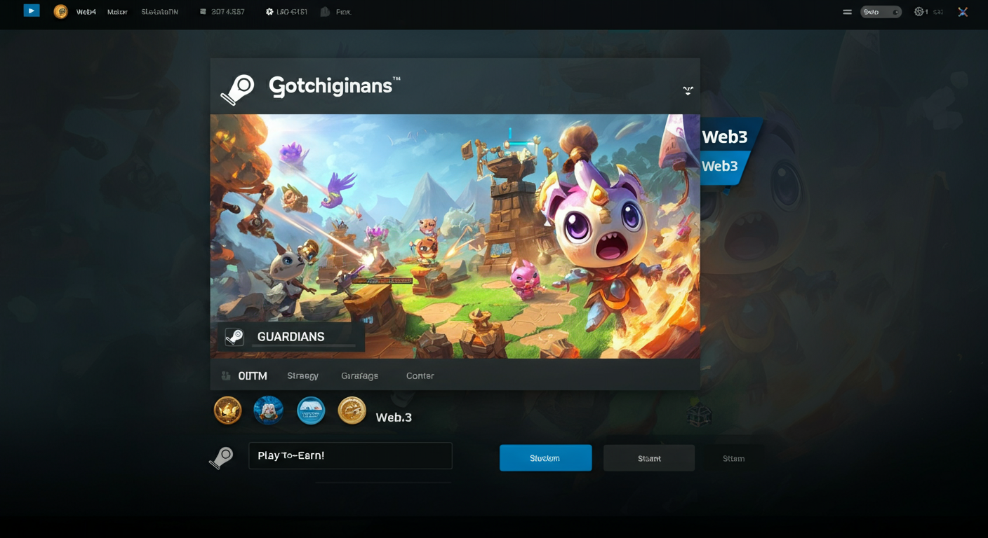 Steamで「Gotchi Guardians」がWeb3ゲームとしてリリース！| GameFi News
